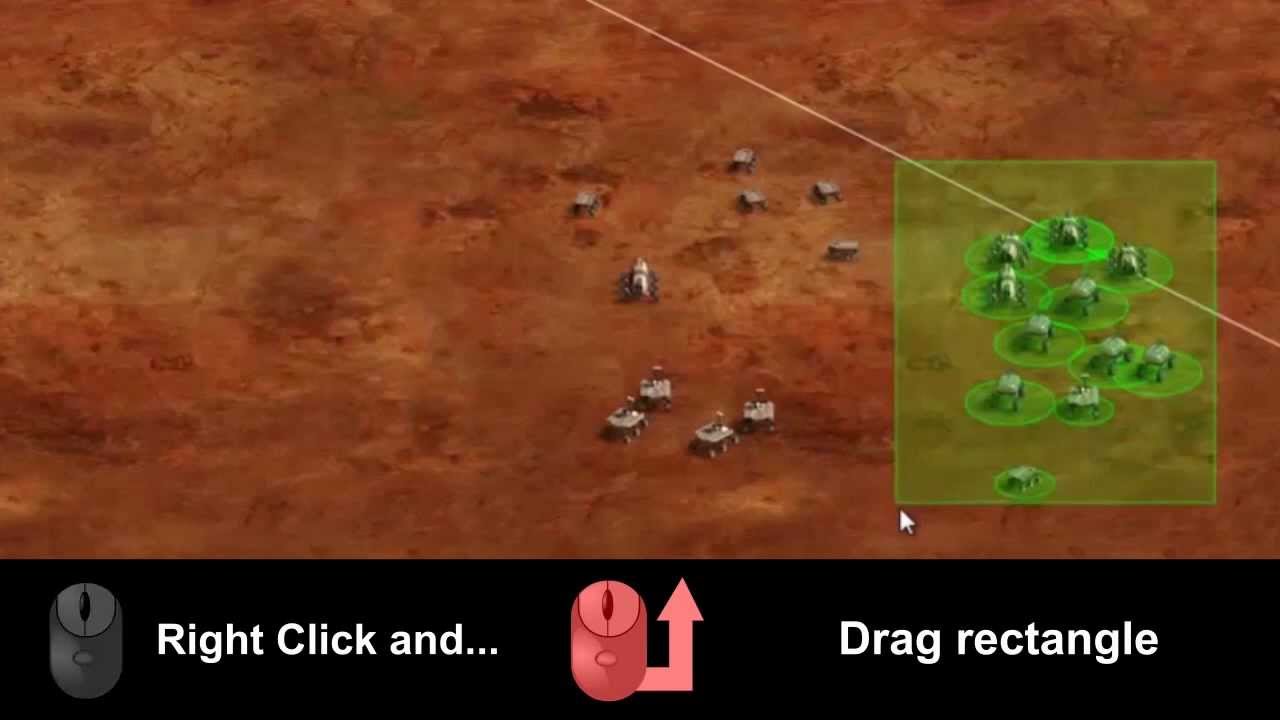 Mars Frontier Tutorial 1 - Unit Selection - YouTube