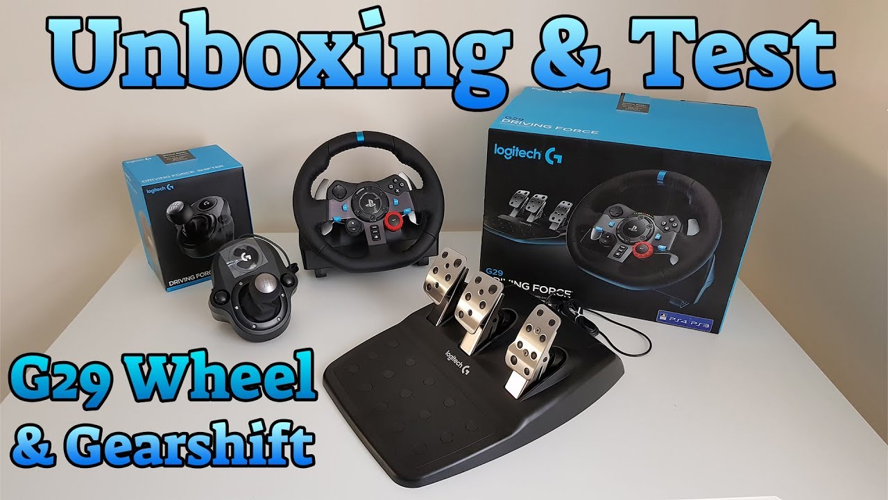 Logitech G29 🕹️🎮 Unboxing and Test - YouTube