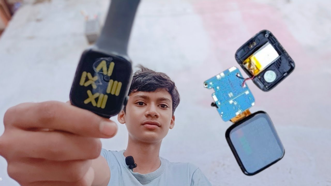 what is inside smart watch how to open smartwatch - YouTube