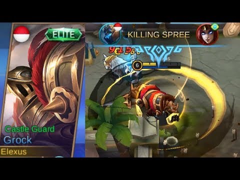 Upcoming Grock Elite Skin (Castle Guard) Gameplay - Mobile Legends ...