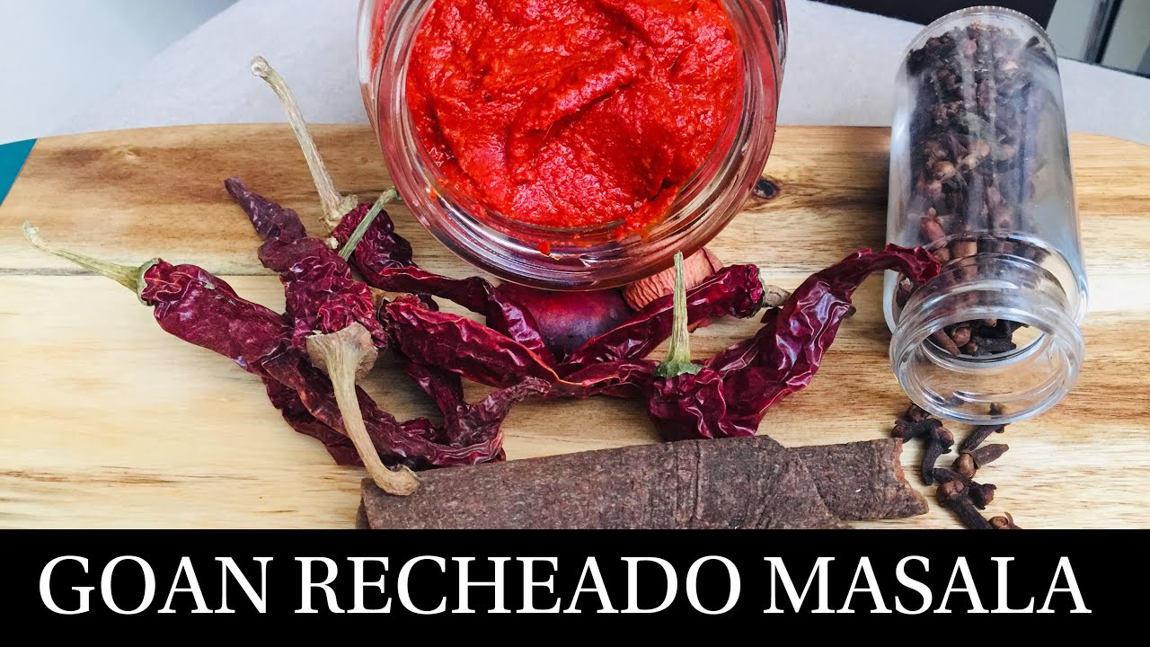 GOAN RECHEADO MASALA WITHOUT ONION RECIPE | FISH MASALA PASTE RECIPE ...