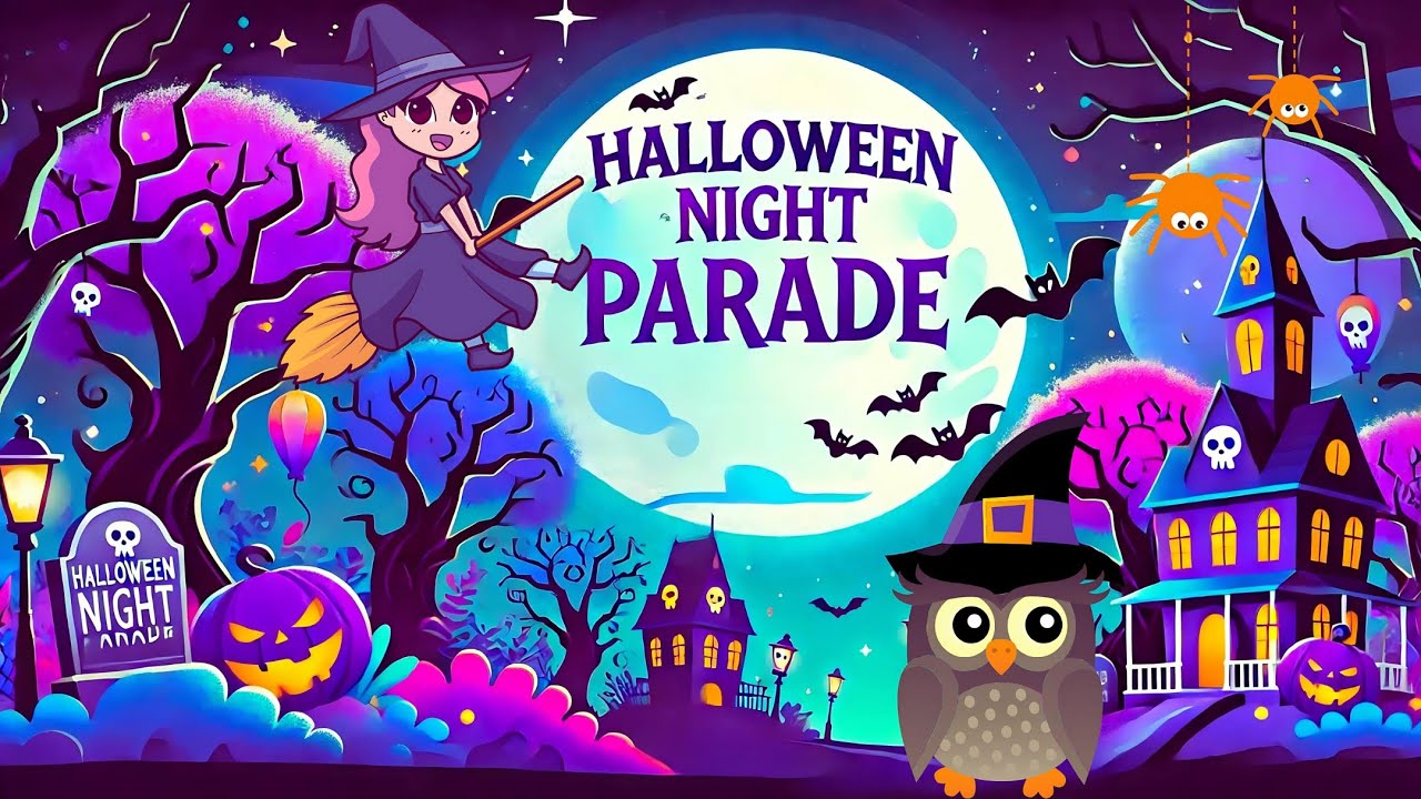 🎃👻 Halloween Night Parade | Spooky and Fun Song for Kids! 🕸️🦇 - YouTube