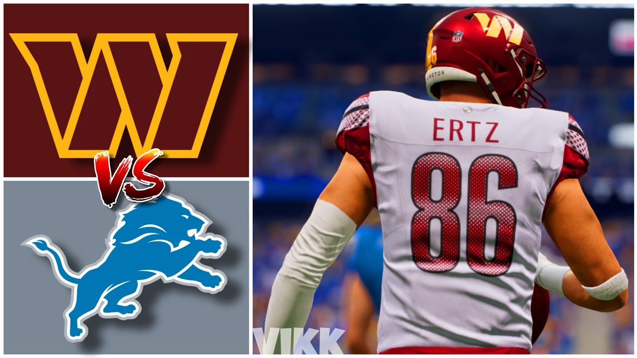 Commander vs Lions Simulation (Madden 24 Rosters Free Agency Rosters ...