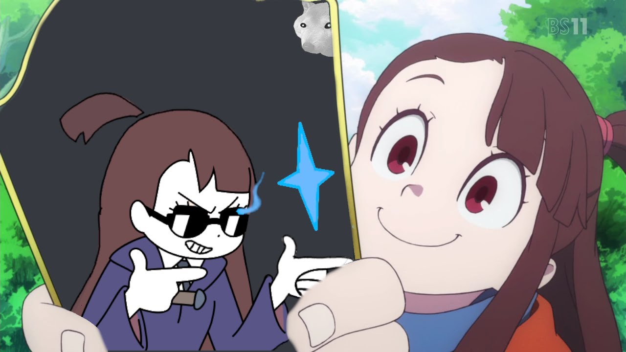 Akko meets Sans Undertale 💀💀 | Little Witch Academia - YouTube