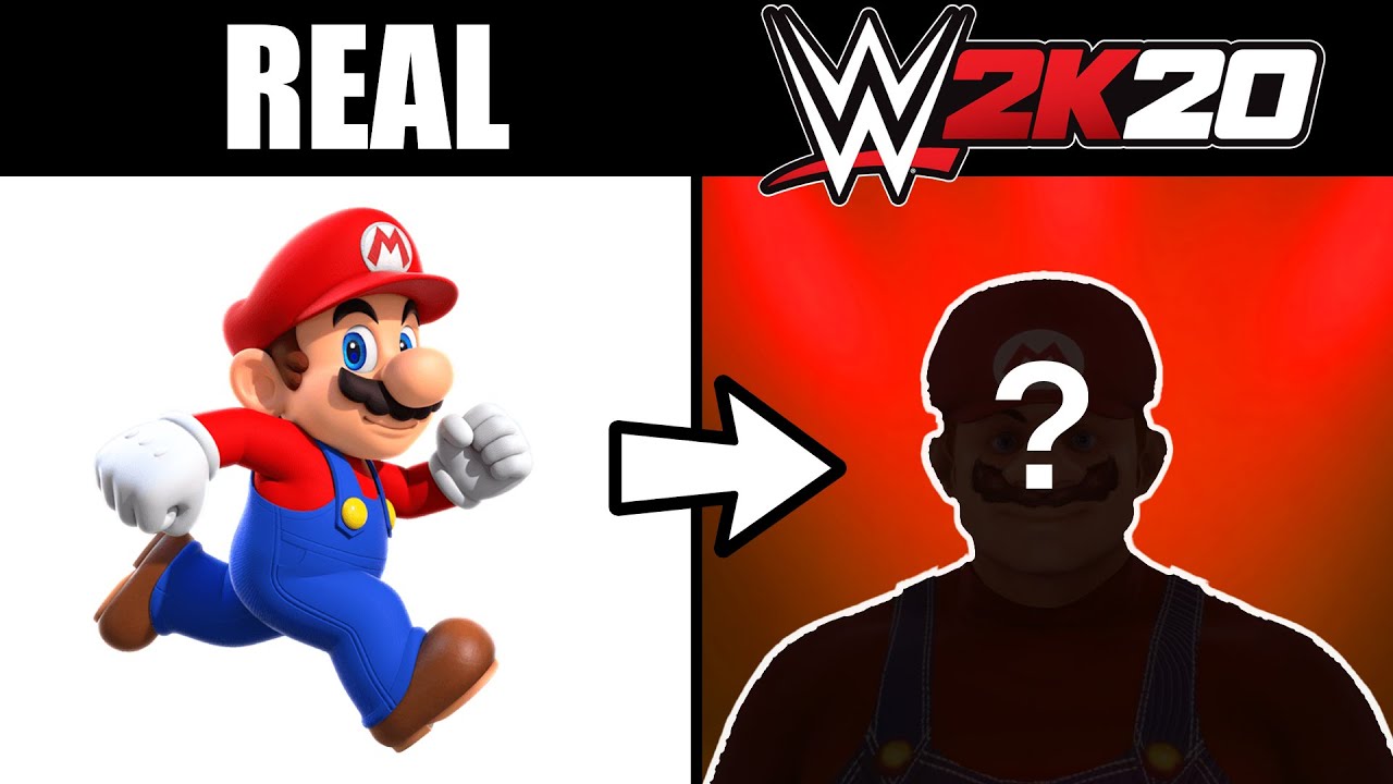 I Made Mario in WWE 2K20 | WWE Custom Entrance | WWE 2K22 Countdown ...