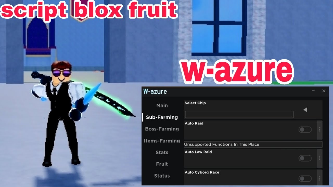 Blox fruit update 19 Fluxus V23 review script [w-azure] trên mobile và ...