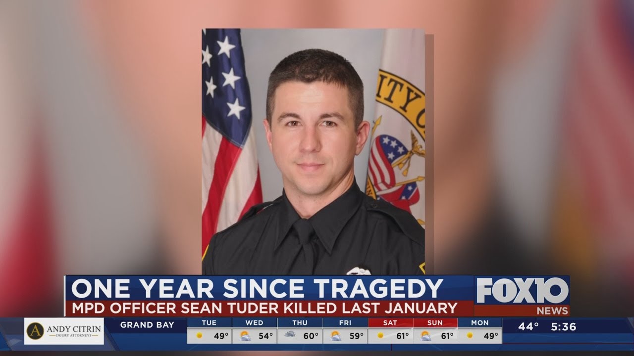 One year since murder of Mobile Police Officer Sean Tuder - YouTube