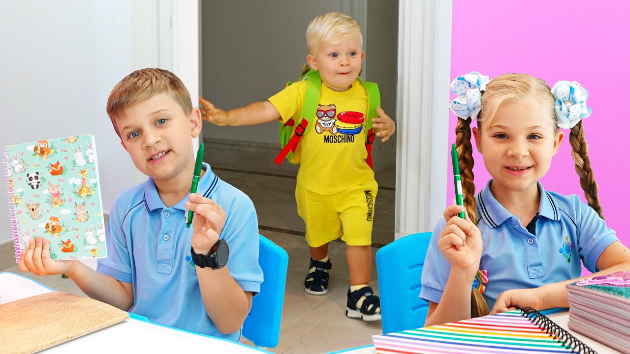 Escuela con Diana y Roma: Divertidos Cuentos Para Niños - YouTube