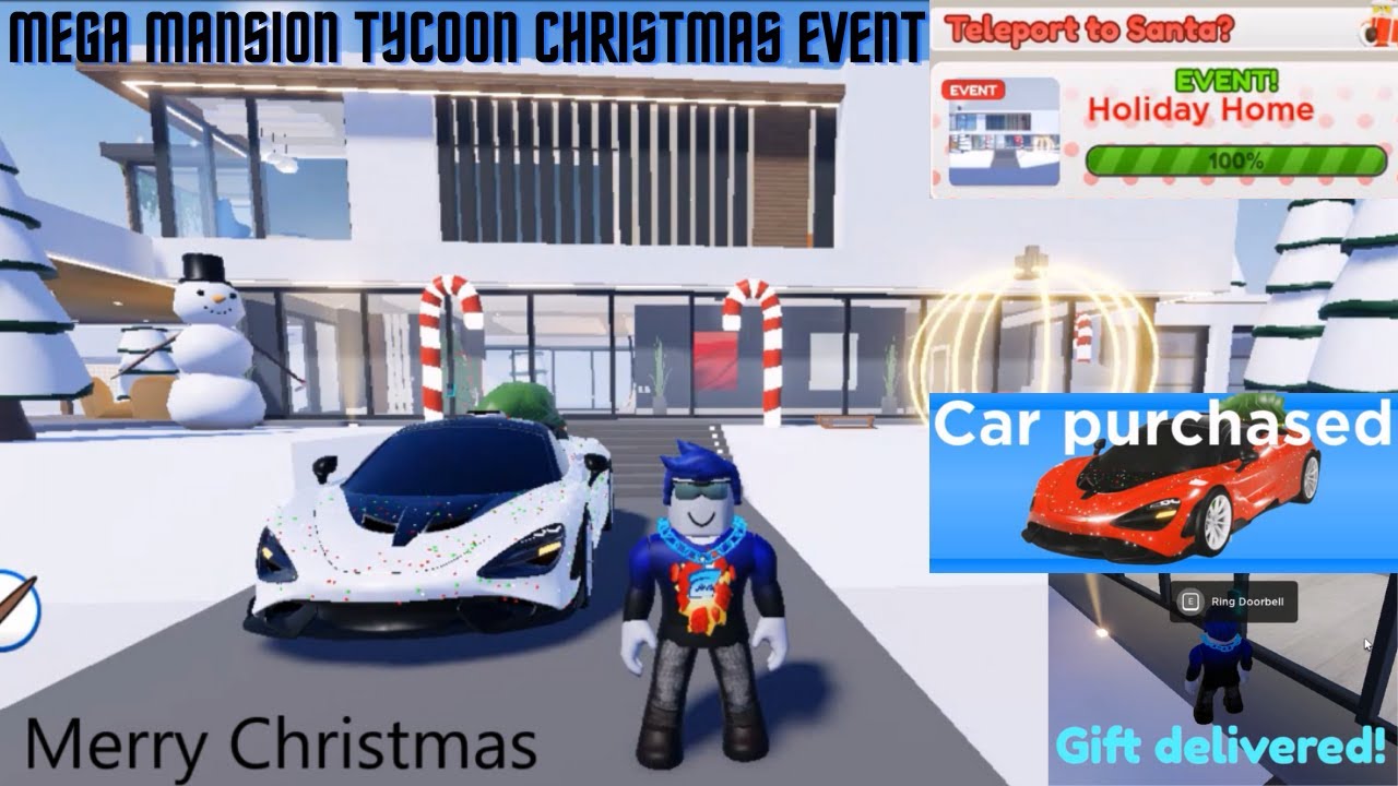 Mega Mansion Tycoon Christmas Event UPDATE in Mega Mansion Tycoon ...