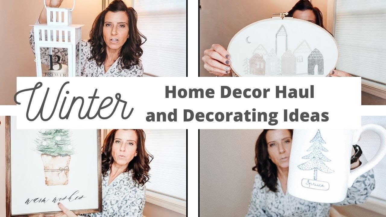 COZY WINTER DECOR HAUL AND WINTER DECORATING IDEAS | AMAZON, TARGET ...
