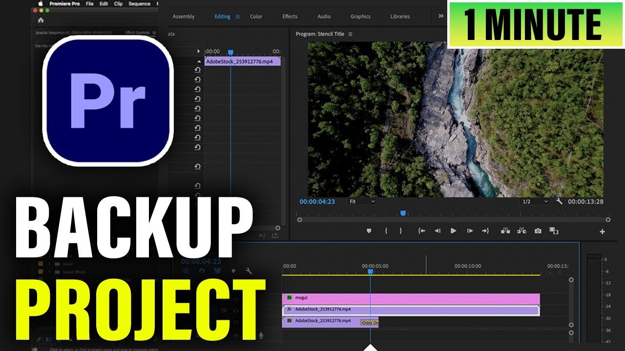 How to backup premiere pro project (Quick & Easy) - YouTube