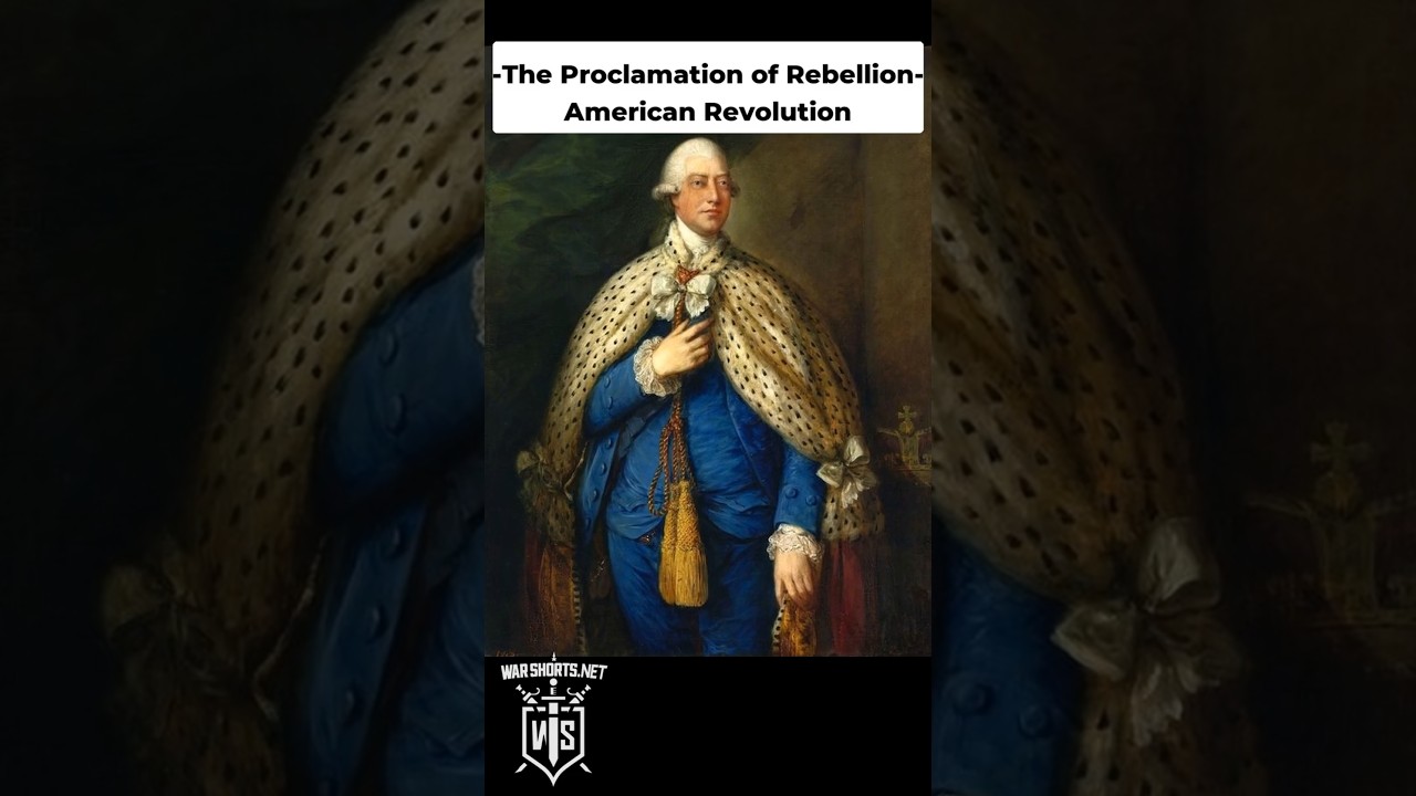 The Proclamation of Rebellion 🔥 American Revolution 🔥 - YouTube