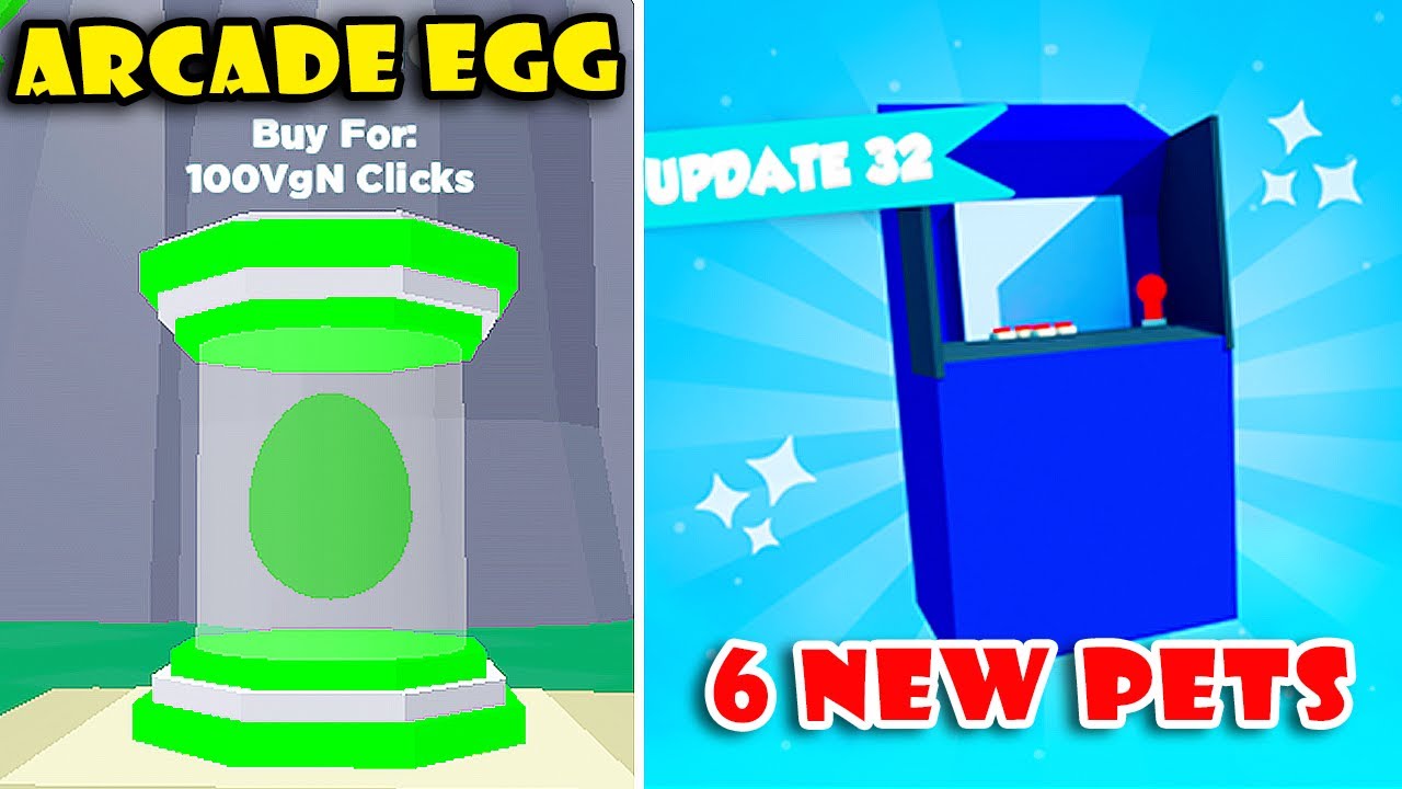 New Update! ARCADE Island + Egg & New GODLY + EXOTIC Pets in Tapping ...