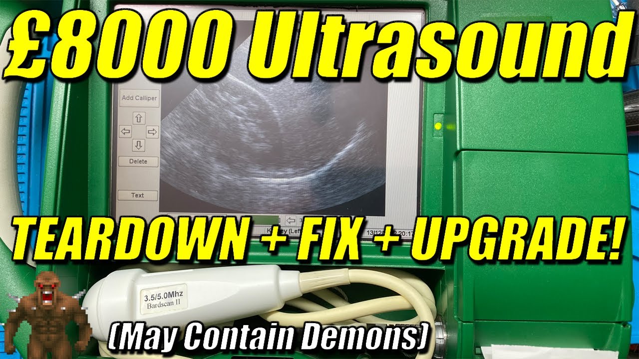Portable Medical Ultrasound Scanner - Teardown + Fix + Upgrade! - YouTube