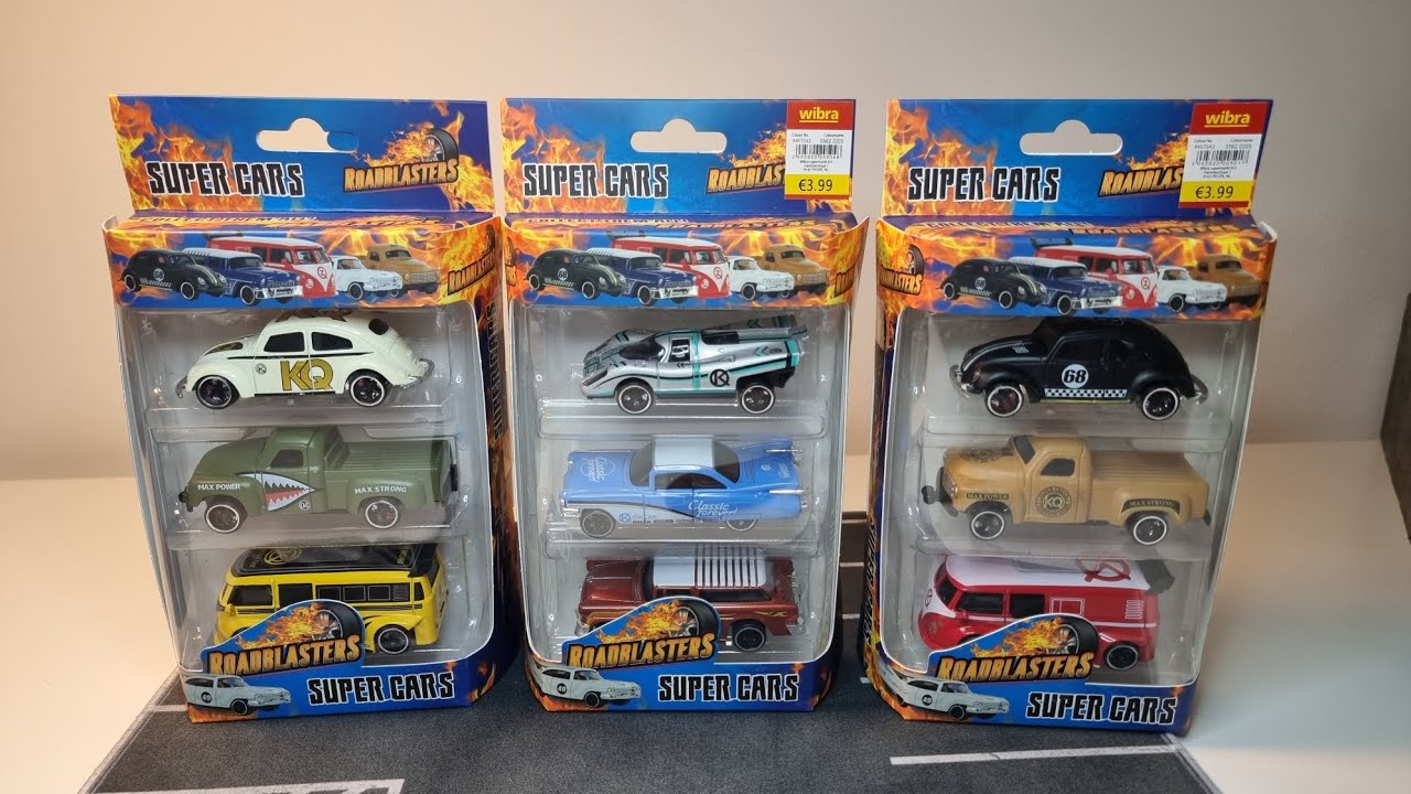 KQ three packs! Very good cheap Diecast Cars available at the Wibra ...