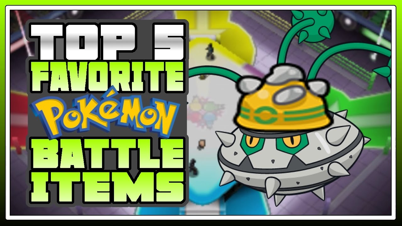 My Top 5 Favorite Pokemon Battle Items - YouTube