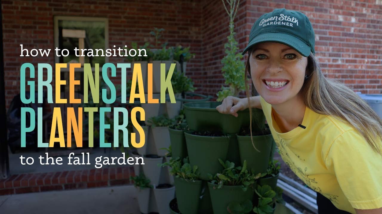 How to Transition Greenstalk Planters to the Fall Garden - YouTube