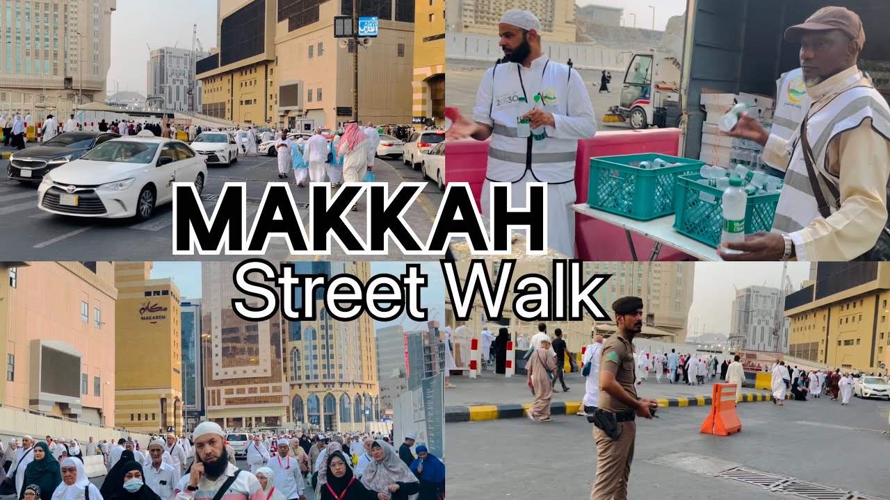 Makkah Street | Walking Around Masjid Al Haram | Ajyad Street Makkah ...