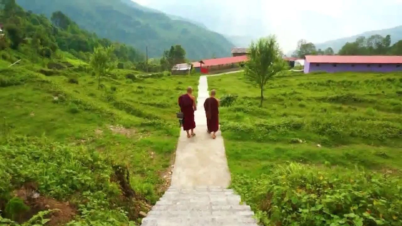 尼泊尔法域 Dhamma Earth Nepal Himalaya branch - YouTube