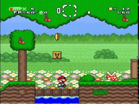 Paper Mario style intro in my SMW hack - YouTube