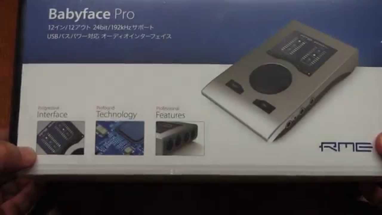 Unboxing RME Babyface Pro Japanese Edition. - YouTube