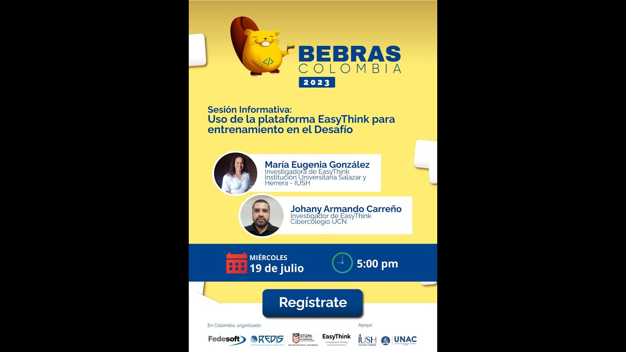 Sesión Bebras Colombia 2023: Uso de la plataforma EasyThink para ...