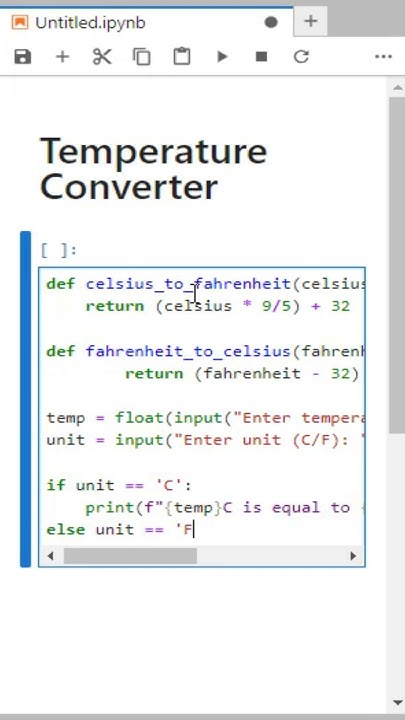🌡️ Python Temperature Converter Tutorial Asmr Coding 🌟 Learntocode Asmrprogramming Asmr