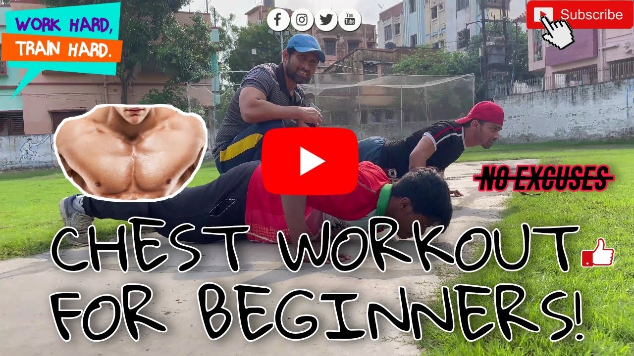 CHEST WORKOUT FOR BEGINNERS BY RD ROBUST || CHEST WORKOUT || BEGINNER ...