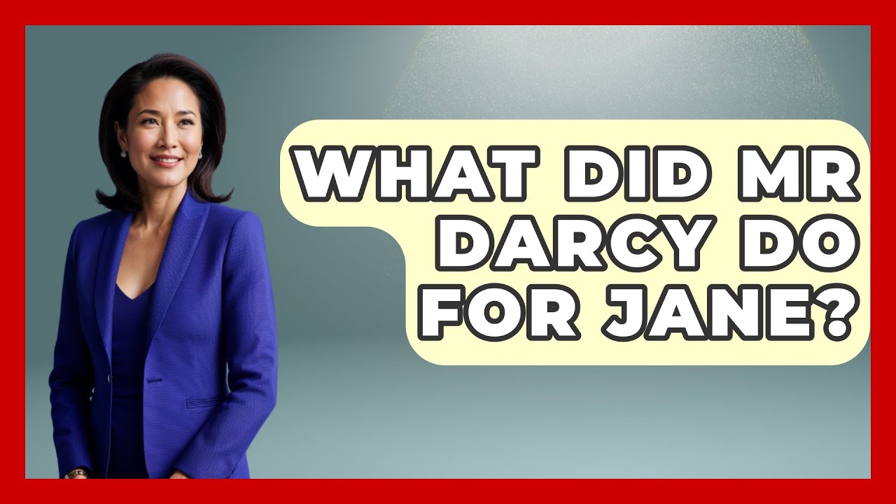 What Did Mr Darcy Do For Jane? - Fictional Journeys - YouTube