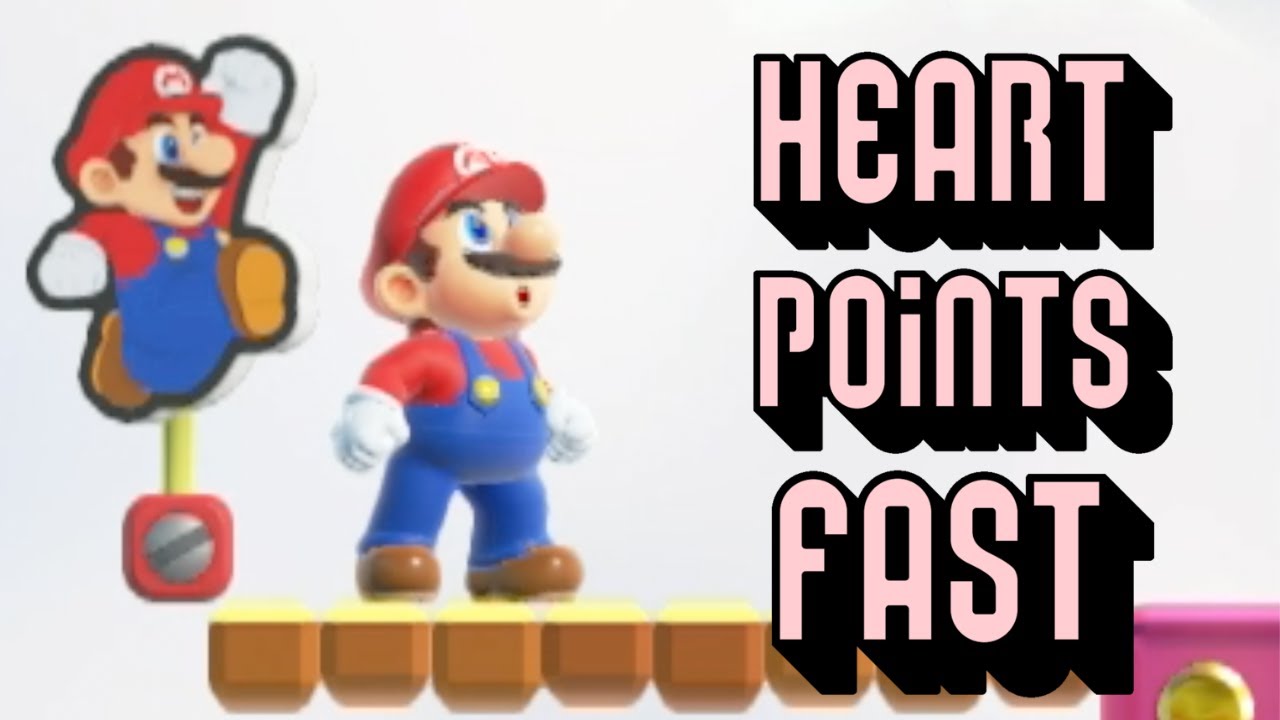 How To Get Heart Points FAST In Super Mario Wonder - YouTube