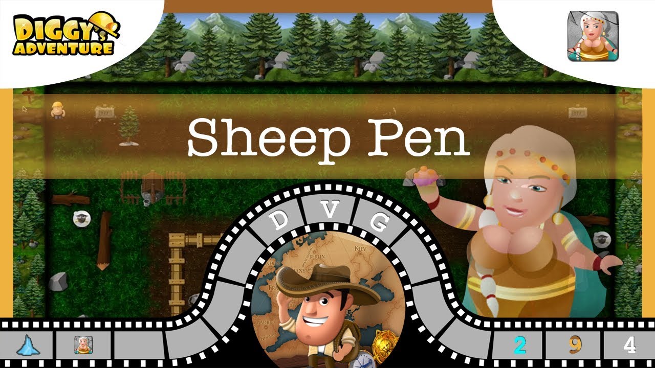 [~Frigga~] #4 Sheep Pen - Diggy's Adventure - YouTube
