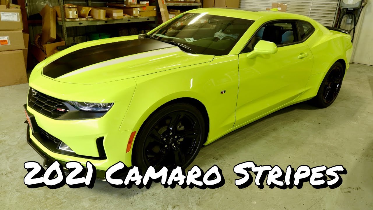 How to install Camaro stripes (2021) - YouTube