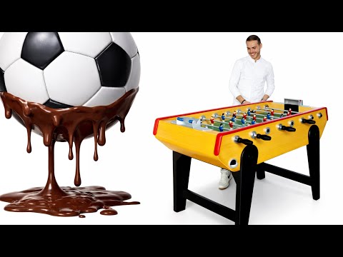 Chocolate Foosball!