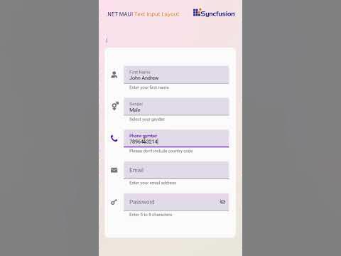Customize Inputs Effortlessly with .NET MAUI Text Input Layout - YouTube