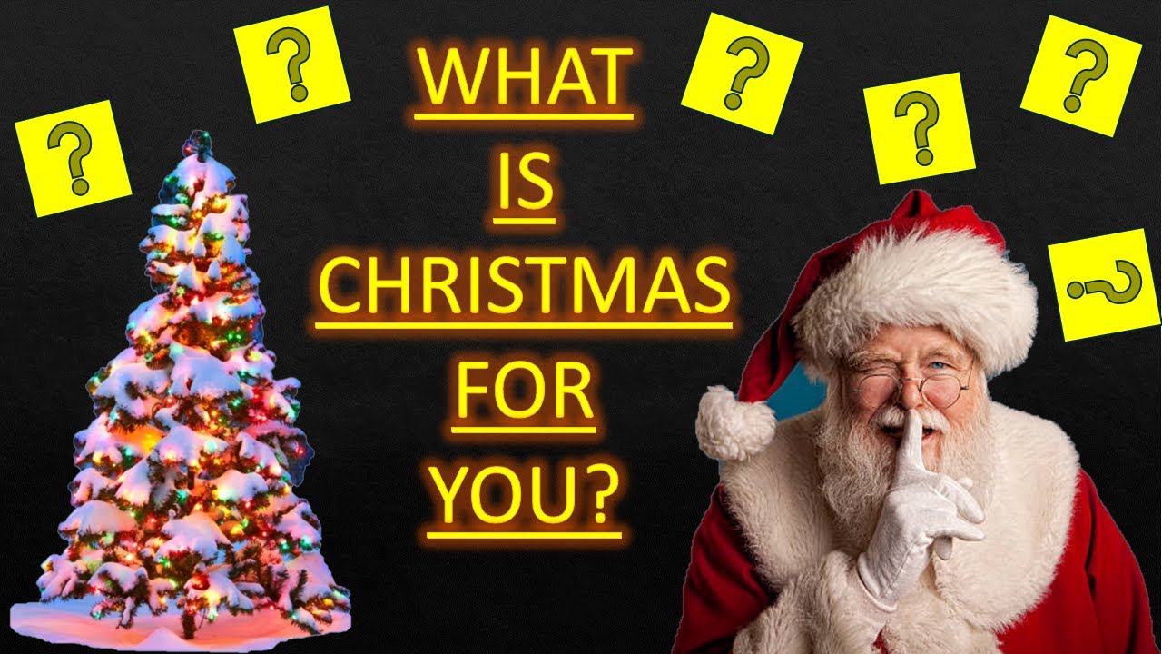 What is Christmas for you? - YouTube