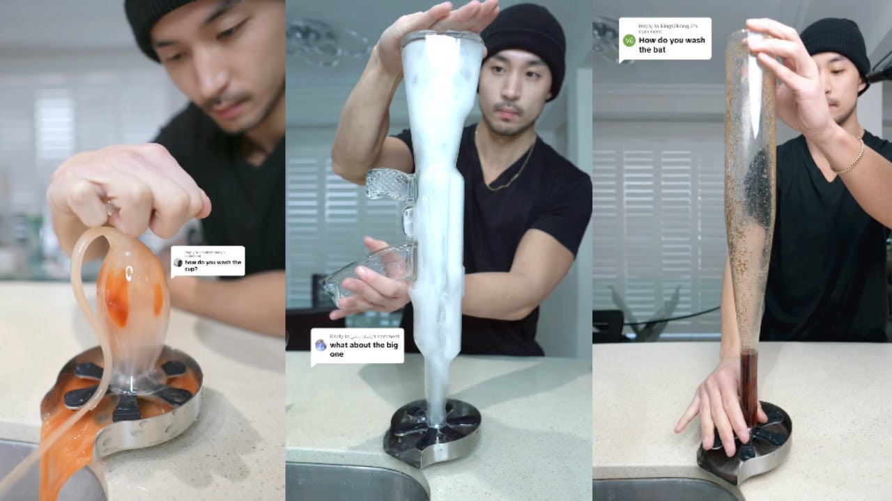 [ASMR] GLASS WASHING COMPILATION| DRINKING GLASSES | AUTO CUP WASHER ...