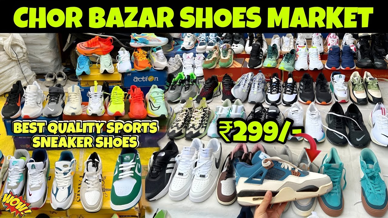 Cheapest Shoes Market In Delhi 🤩 | Chor Bazar Shoes Market 🔥 | Shoes ...