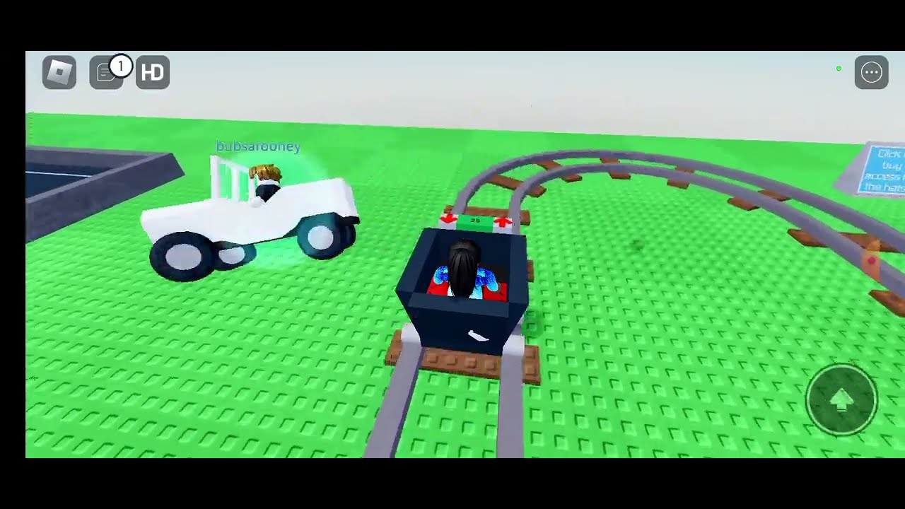 roblox cart ride into the noob - YouTube