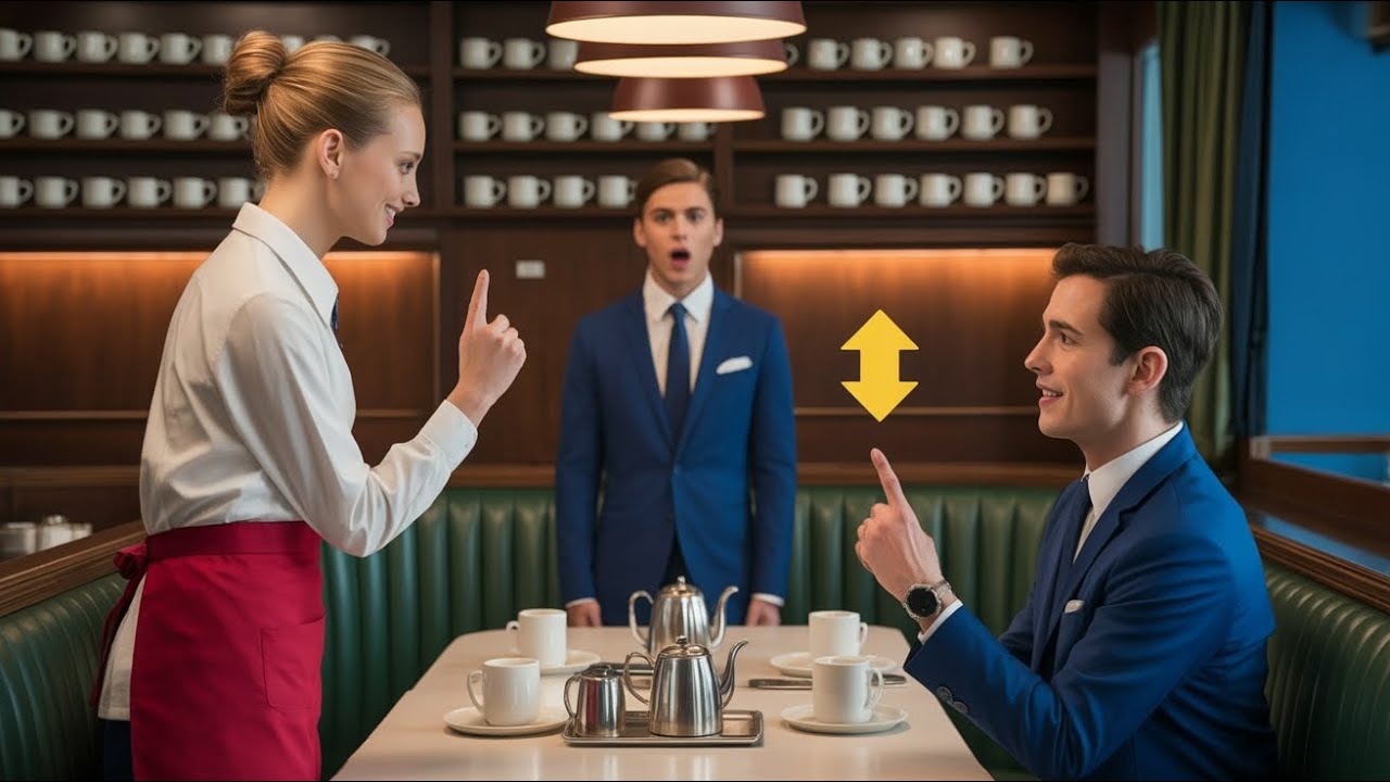 Shy Waitress Greets Deaf Man in Sign Language… Then the CEO Reveals ...