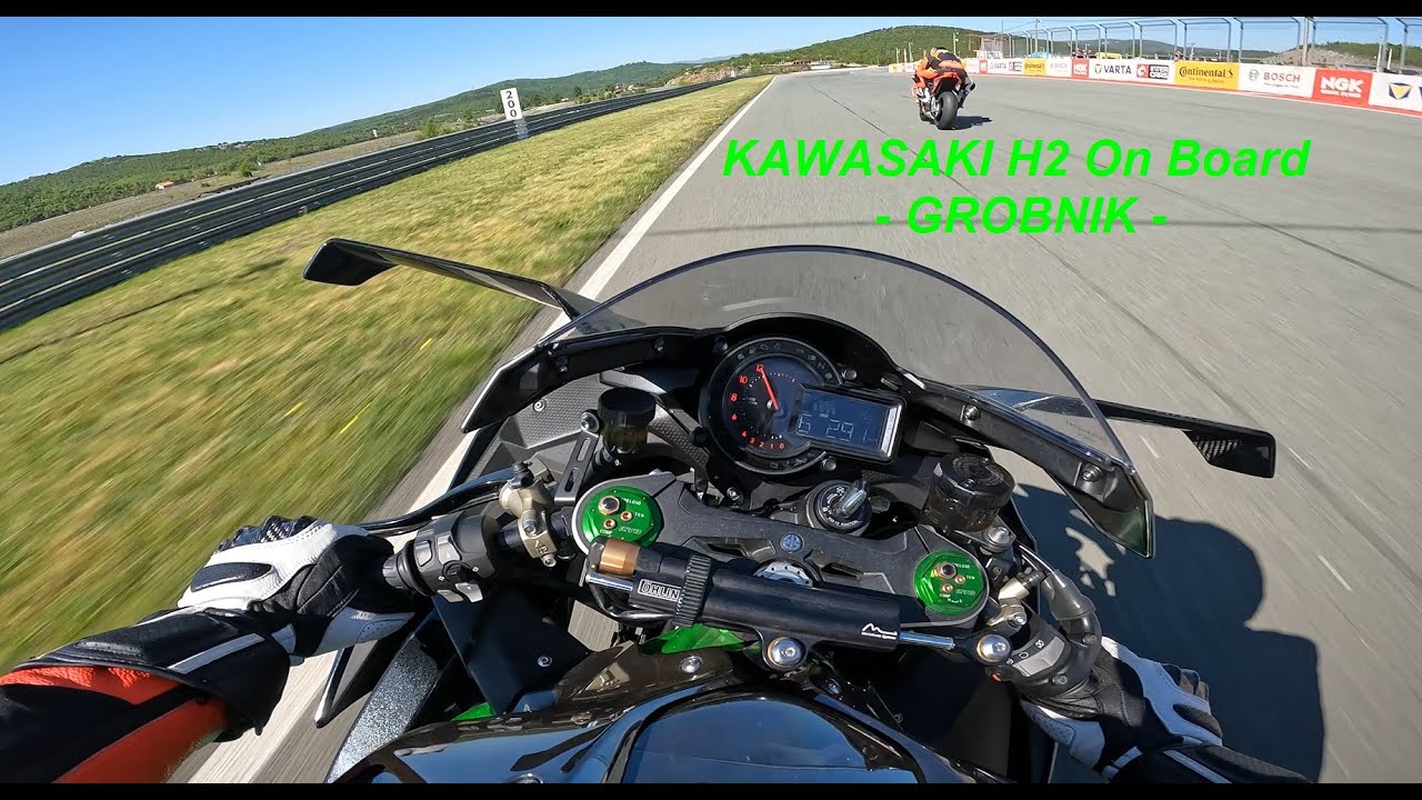 Kawasaki H2 On Board - Grobnik - - YouTube