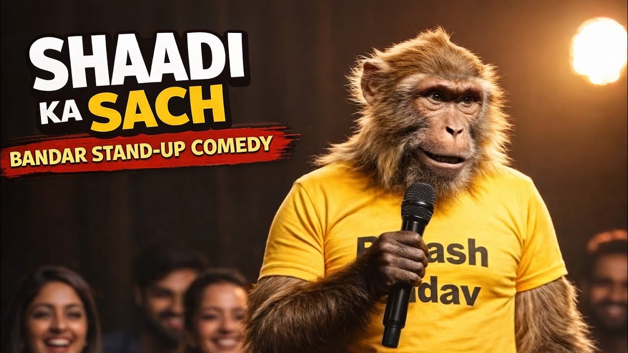 Girlfriend aur Wife ka Farq 🤣 | Rikash Yadav Monkey Standup | 2 Minute ...