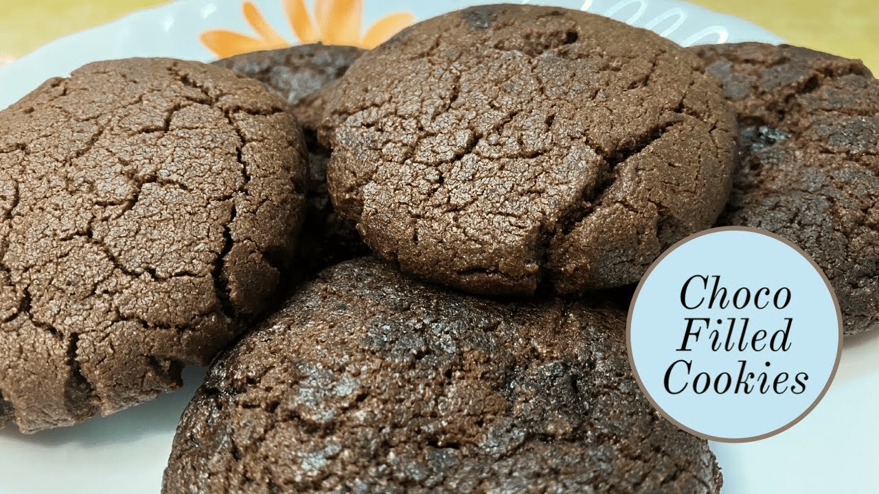 Choco Filled Cookies Recipe - YouTube
