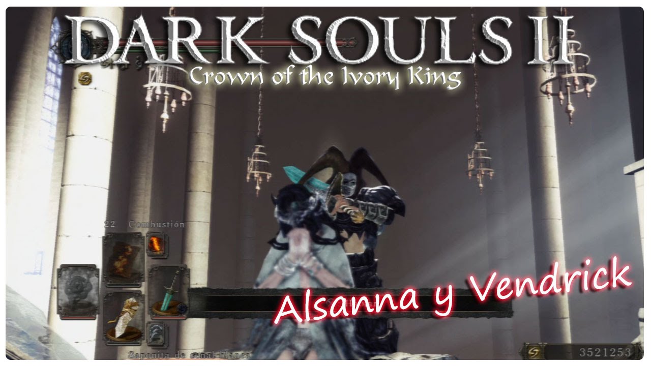 #56 DARK SOULS 2 |Crown of the Ivory King|: Alsanna y Vendrick - YouTube