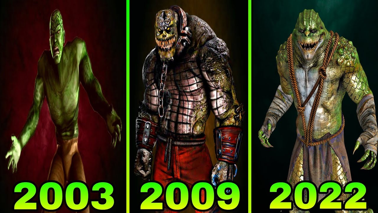 Evolution of Killer Croc Games (2003-2021) - YouTube