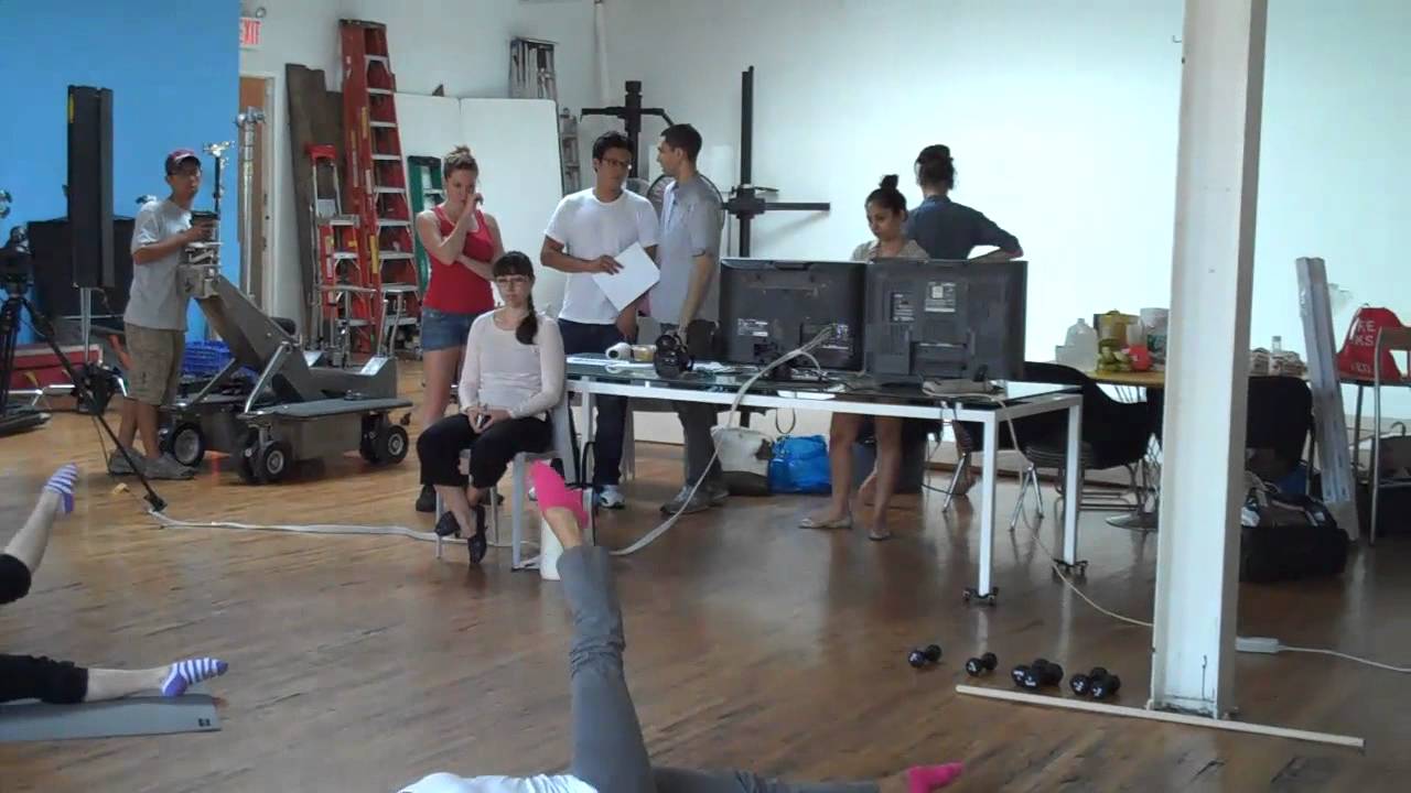 Behind the scenes on set of Pilates for Buff Bones® part 1 - YouTube