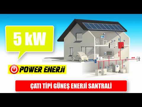 5 kW Çatı Üstü Güneş Enerji Sistemleri - POWER ENERJİ