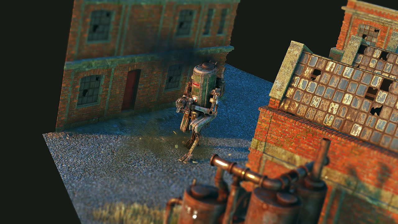 Bayonet-Charge Mech | WW1 Robot Mech | Tilt Shift - YouTube