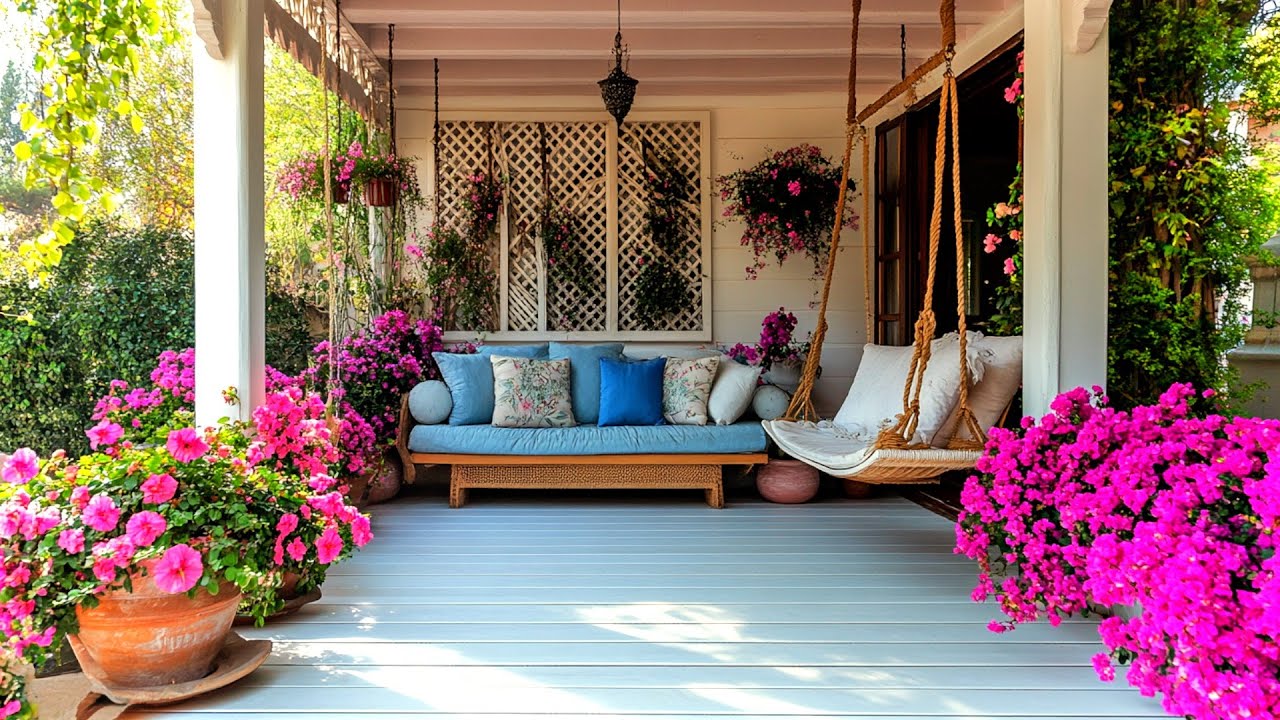 Maximize Your Outdoor Space: Flower-Filled Seating Area Ideas! - YouTube