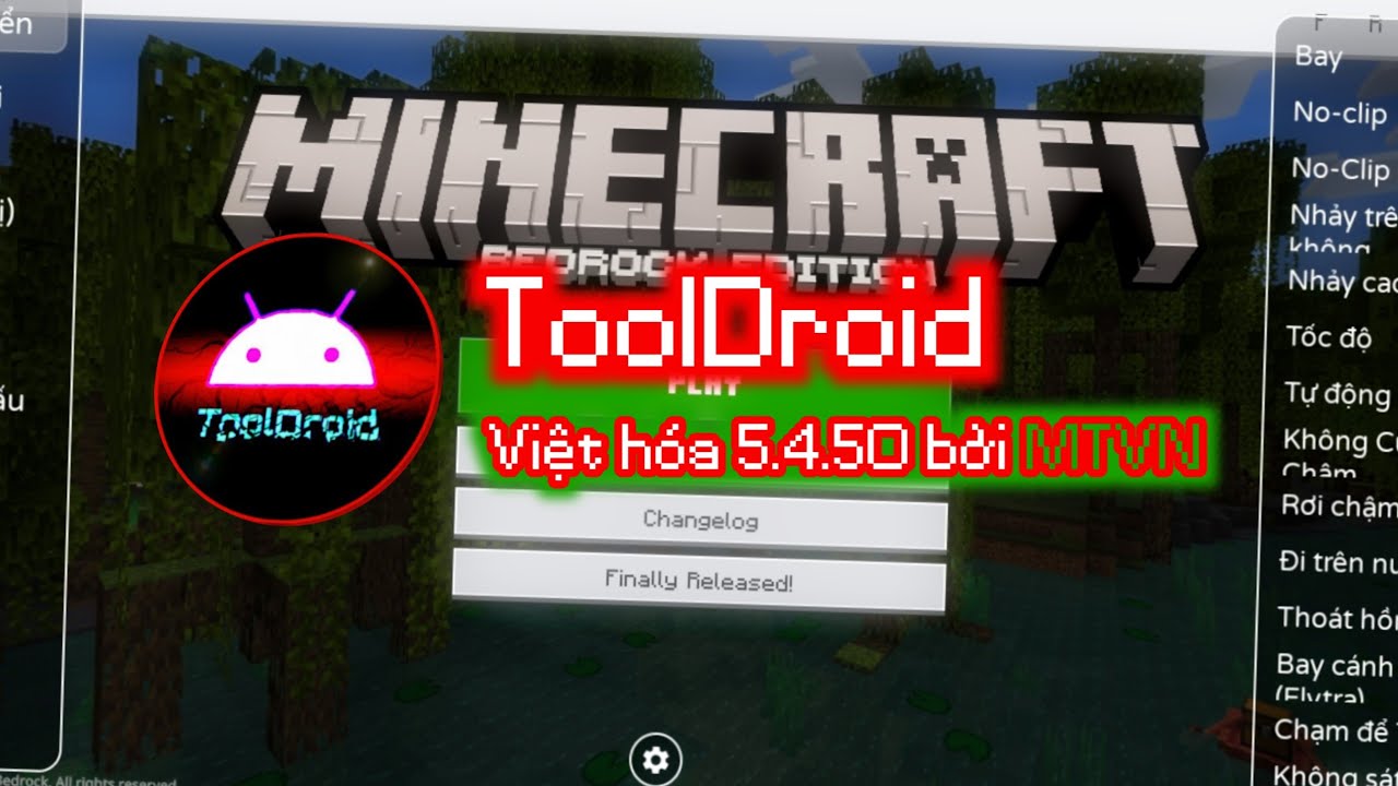 Toolbox Mod (@ToolDroid) Việt Hóa 5.4.50 bởi MTVN. Hỗ trợ cho Minecraft Bedrock 1.19.81 (64-bit ...