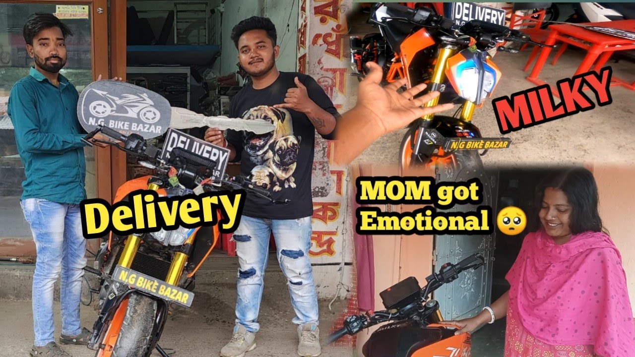 Tacking Delivery of my Bike😍| Mummy got emotional🥺|@SKLifeStylex - YouTube